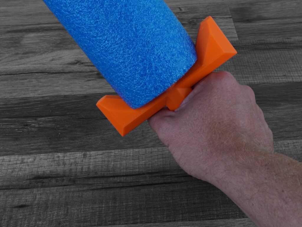 Foam Sword Handle For Pool Noodles, Sabre And Sword